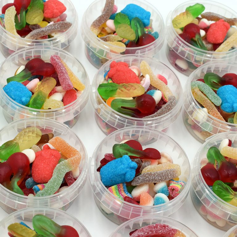 Favour Sweet Tubs with Assorted Halal Jelly Sweets